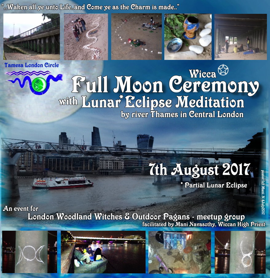 Eclipse Magic: Full moon/Lunar Eclipse ritual 7th August 2017 (London) – QuantumPhoenix.net