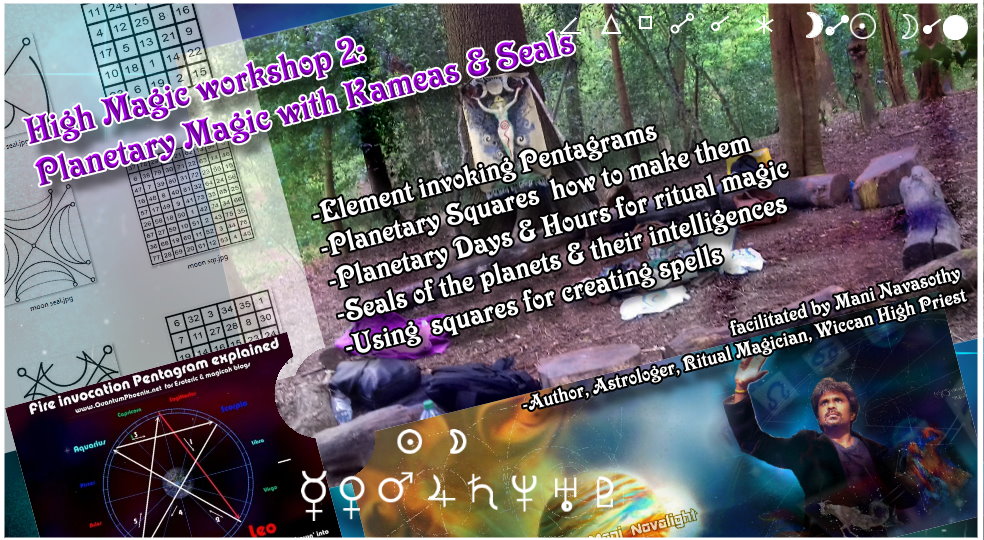 High Magic Workshop 2: Planetary Kameas, Seals & Element pentagrams (London, outdoors ...