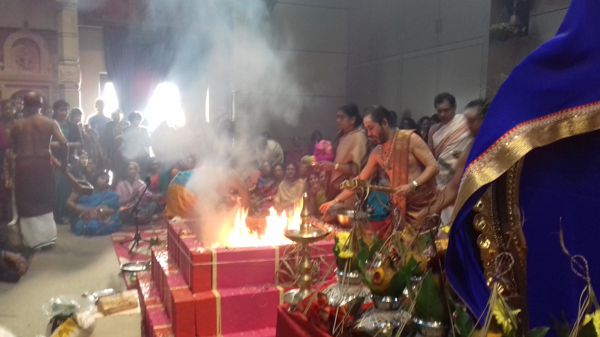 Ganapathy temple Homam – fire ceremony (pics) – QuantumPhoenix.net