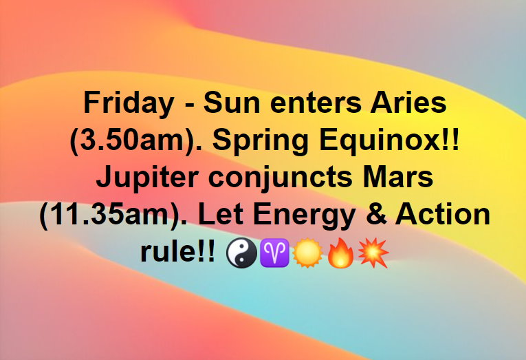 Friday 20/03/2020 : Spring Equinox – QuantumPhoenix.net