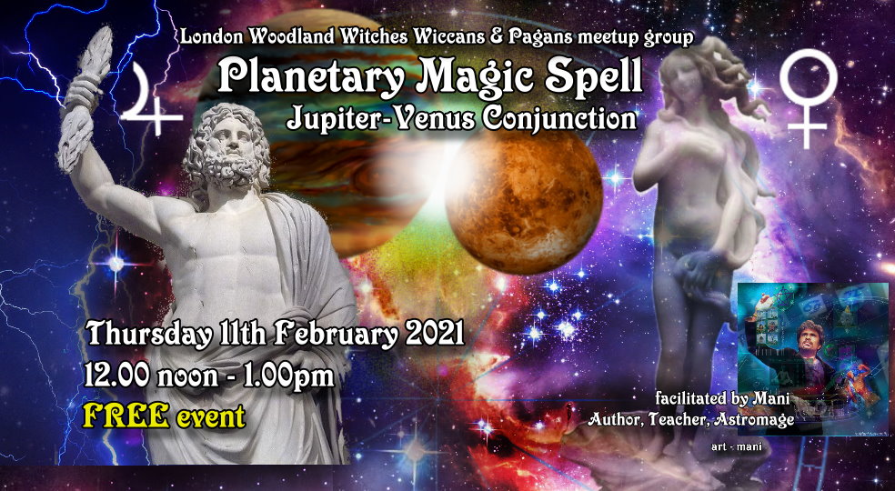 A Jupiter-Venus Good Fortune Spell (Free online) TODAY 12noon – QuantumPhoenix.net