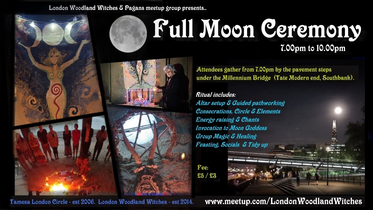 Wicca Full Moon Rituals in London (April to July 2025) – QuantumPhoenix.net